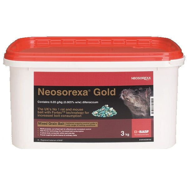 Neosorexa Gold Rat Poison 3KG – JohnstonSupplies
